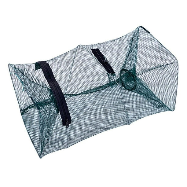 EKIDAZB Nylon Fishing Net Shrimp Crab Fish Fishing Bait Trap Cast Hand ...