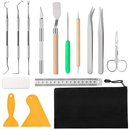 Dorhui 15 Pieces Craft Weeding Tools Set, Vinyl Weeding Tools Cricut Utensils Accessories Craft ...