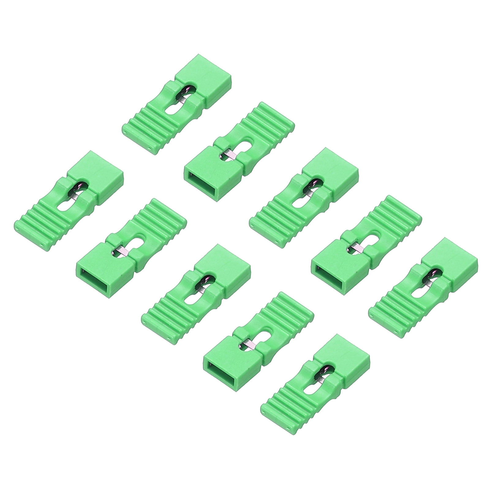 Jumper Cap 2.54mm Pitch Connector Long Type Jumper Plug, Green 10 Pack ...
