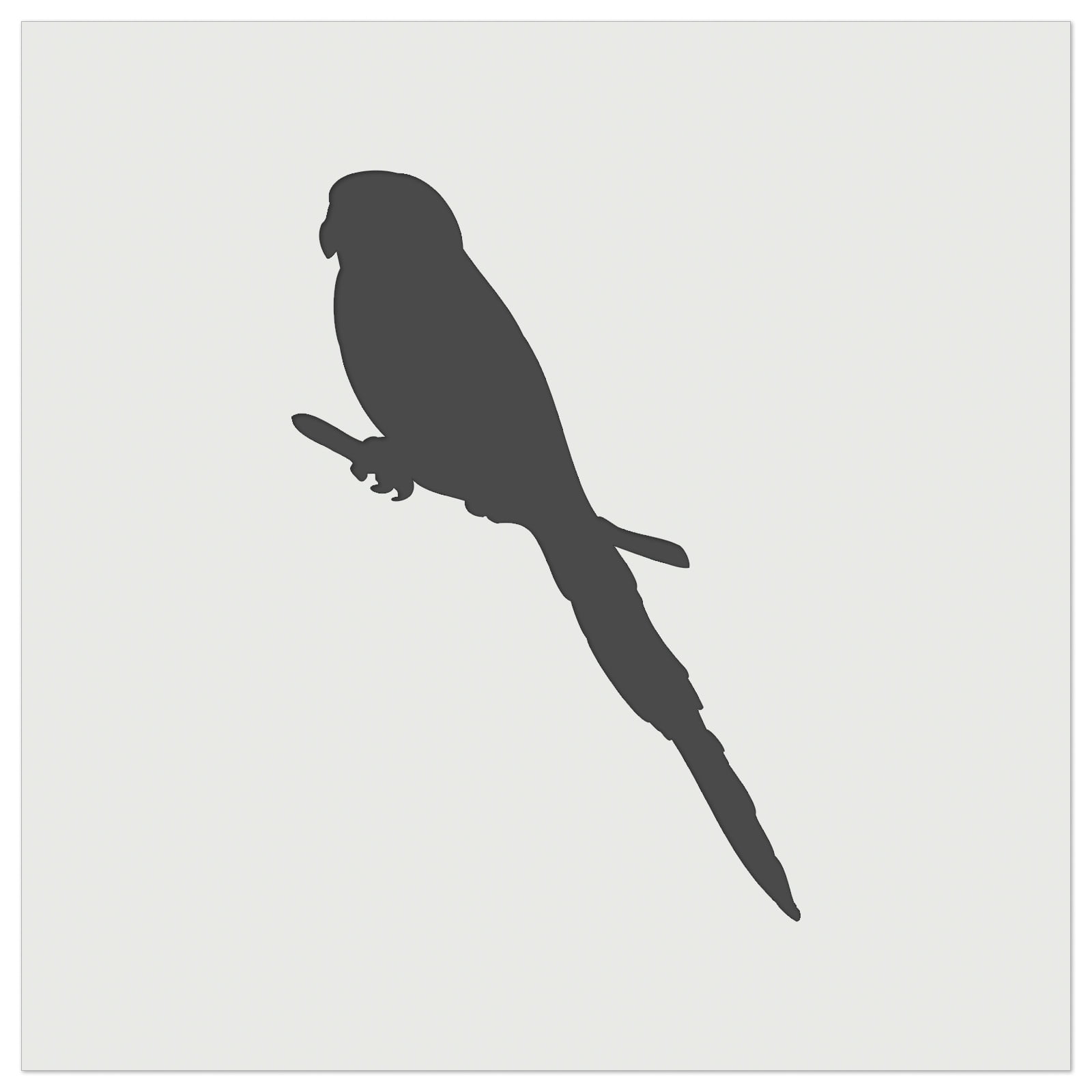 Parakeet on Branch Bird Solid DIY Cookie Wall Craft Stencil - 9.0 Inch ...
