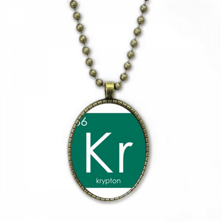 Chestry Elements Period Table Rare Gas Krypton Kr Necklace Vintage ...