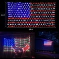 American Flag Lights with 420 Super Bright LEDs,Waterproof Led Flag Net ...
