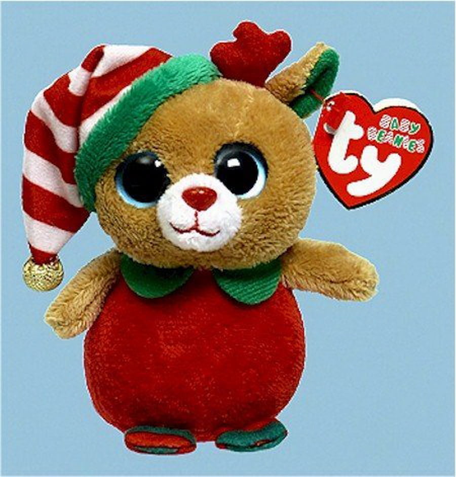 Ty Baby Beanies Merry - Reindeer - NEW - Walmart.com