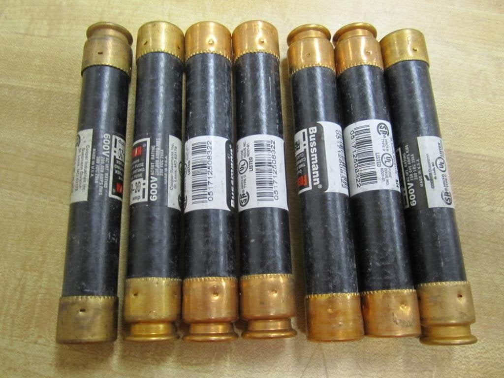 Fusetron FRS-R-20 Bussmann Fuse FRSR20 Pack of 7 - Walmart.com