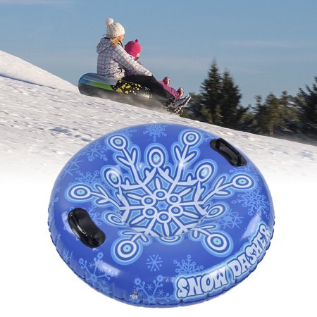 Noref Inflatable Ski Tube,Inflatable Ski Rings,Snow Tube with Handle ...