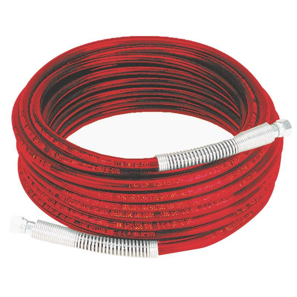 Airless Spray Hose, Red, 50' x 1/4" - Walmart.com - Walmart.com