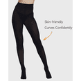 DUCMODA Womens 80 Denier Opaque High Waist Tights, Women's Soft Solid ...