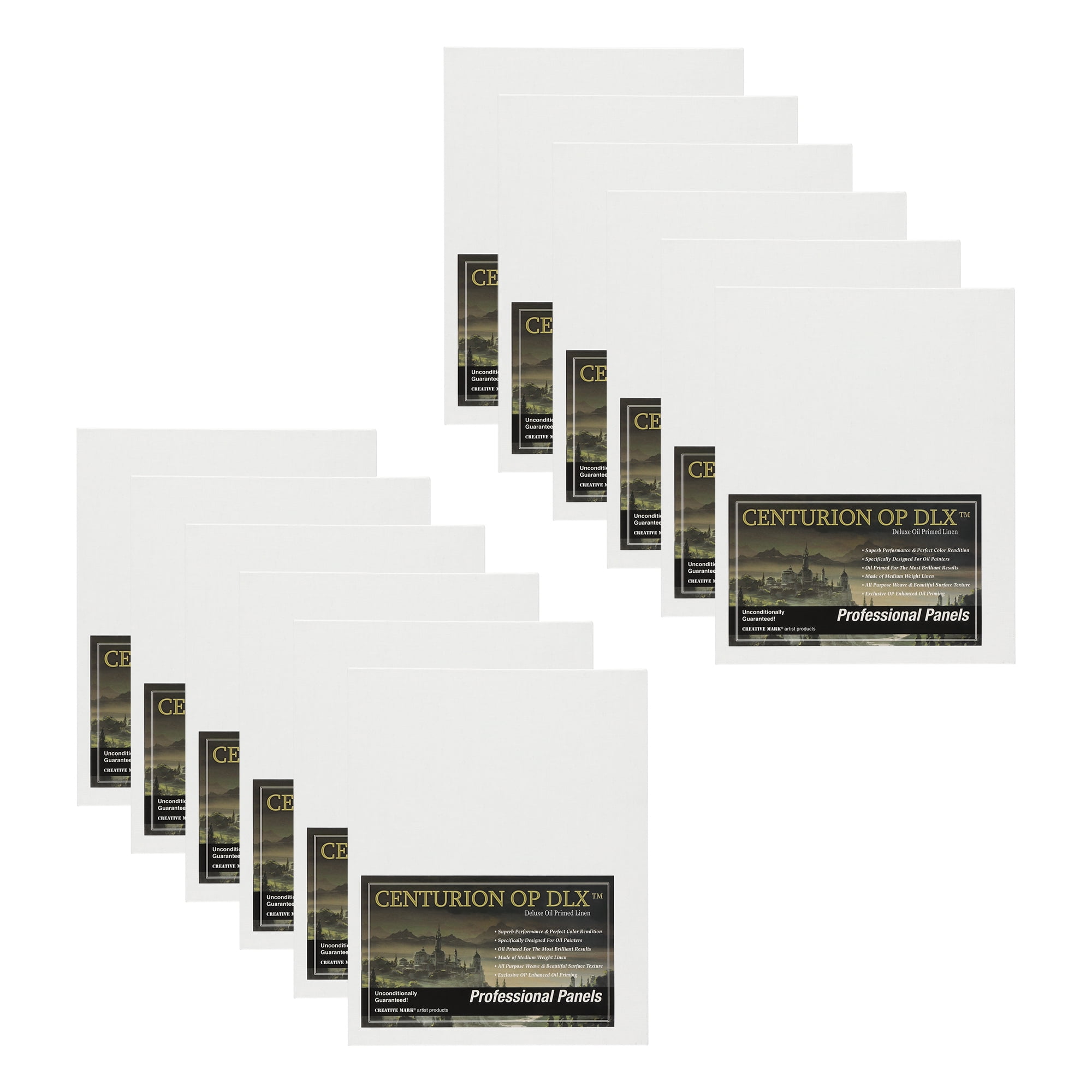Centurion Deluxe Professional Oil Primed Linen Canvas Panels - 4x6 - 12 ...