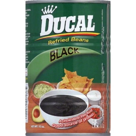 Goya Ducal Refried Beans, Black, 15 Oz - Walmart.com