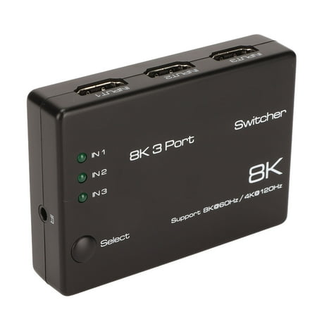 3 Port HD Multimedia Interface Switcher, Ultra HD 8K At 60Hz HD ...
