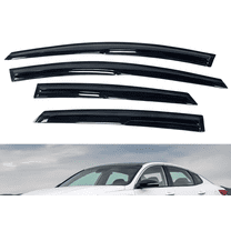 4pcs Window Visor Rain Guards Compatible with 2009-2014 Ford F150 Crew ...