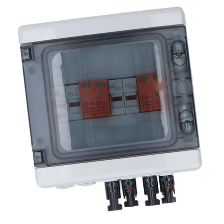 PV Combiner Box 4 String Solar Combiner Box with Surging Protector and ...