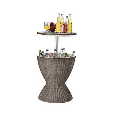 Backyard Expressions Outdoor Patio 45QT Ice Chest Cooler Beverage Cart ...