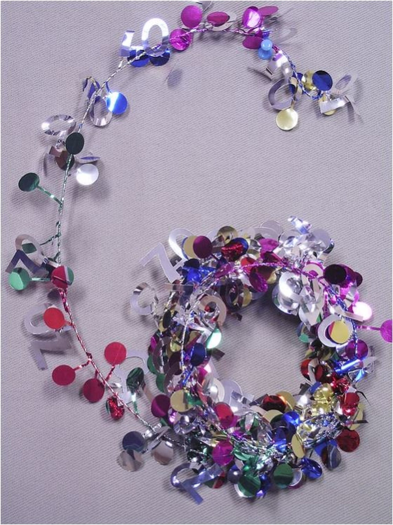 12 SPECIALTY DESIGN WIRE GARLAND - 9' MULTI 70 - Walmart.com