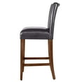 HomePop 29" Faux Leather Barstool, Multiple Colors - Walmart.com