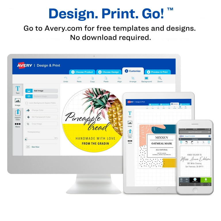 Avery® CD/DVD Print-to-the-Edge Labels, 5692, Round,, 58% OFF