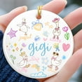 Grandma Porcelain Ornament, Cute Holiday Gift For Grandmother ...