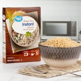 Great Value Whole Grain Brown Rice Instant 14 oz Healthy Quick Cooking ...