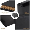 4x4x2 50 pack black corrugated cardboard shipping boxes for small ...
