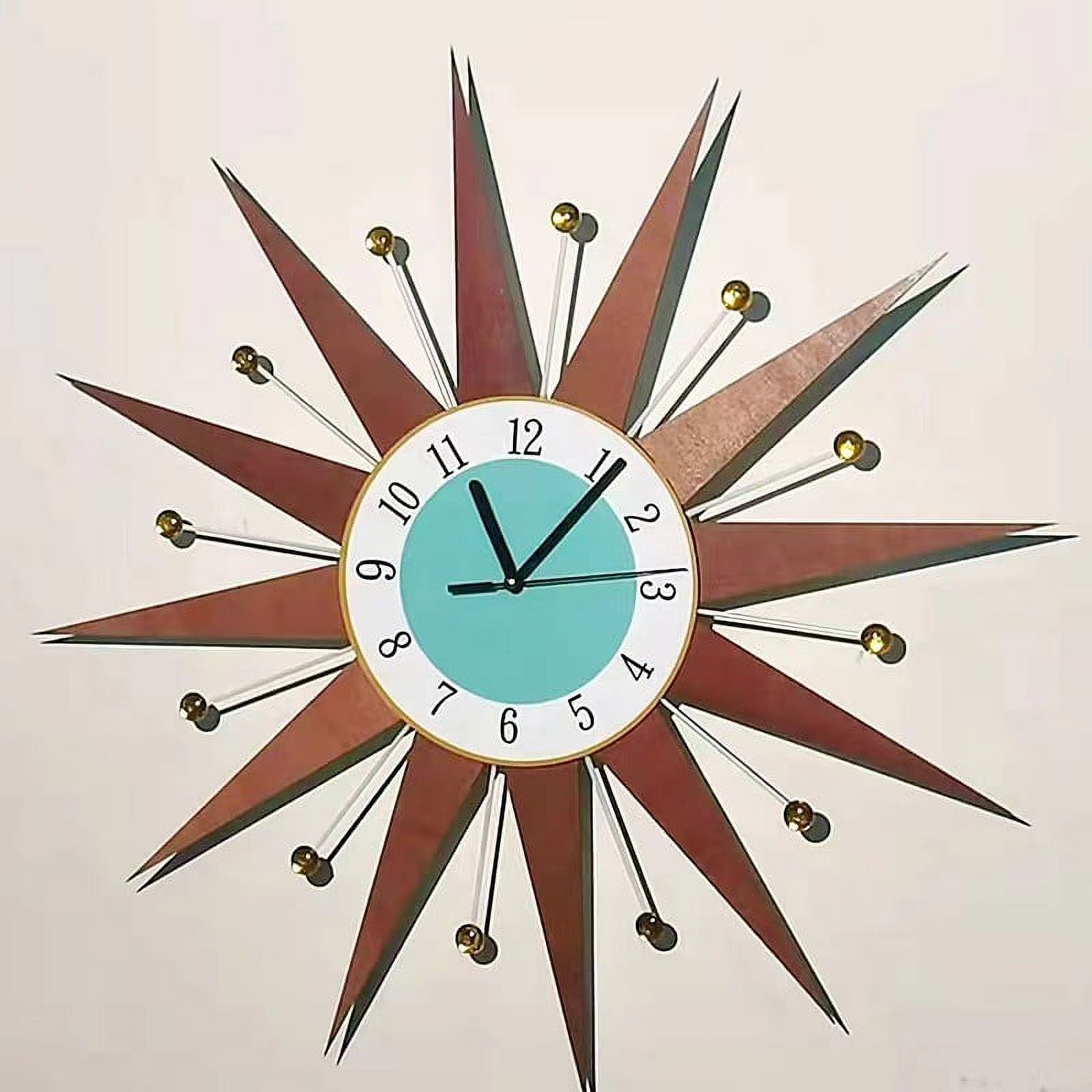 Retro Starburst Clock Starburst Clock Hi Res Stock Photography And
