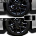 6PCS Car Sticker Reflective Wheel Hub Decals Resistant Cover Accessory ...