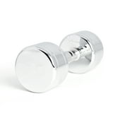 CAP Barbell Chrome Dumbbell with Contoured Handle, Single, 20lb ...