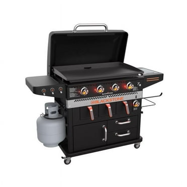 Blackstone 4-Burner 36” Propane Griddle with Pizza Oven and Air Fryer ...