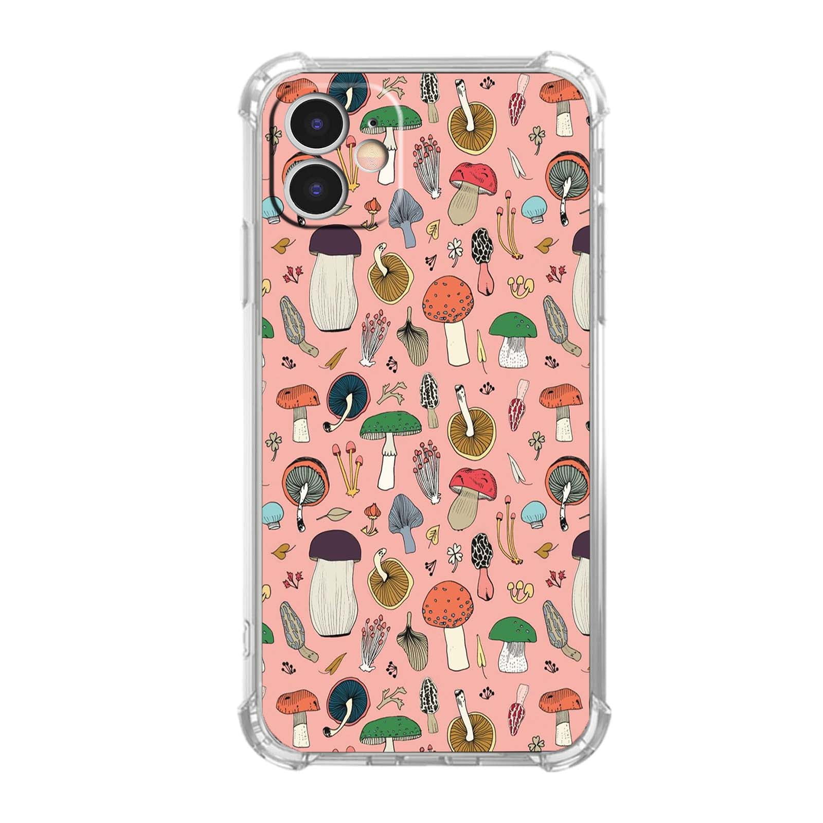 Various Mushrooms Collage Case for iPhone 12,Aesthetic Art Design ...