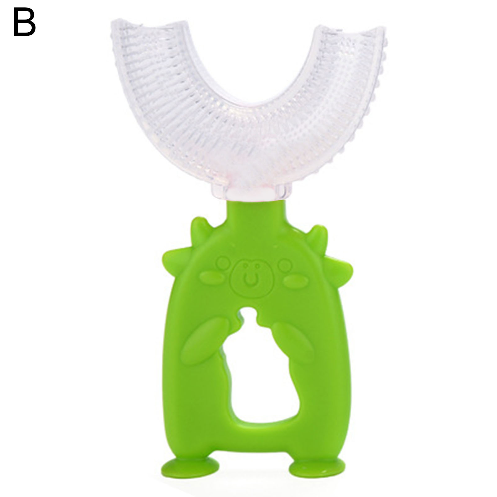 Kids Toothbrushes ,All Rounded Cow Design Children U Shape Toothbrush ...