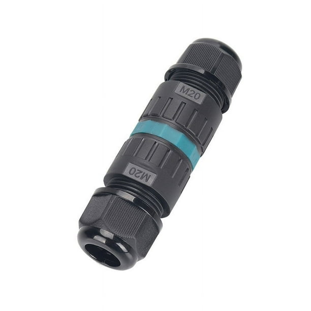 Conector eléctrico impermeable IP68 - Conexión de cable de 3 hilos, caja de conexiones ...