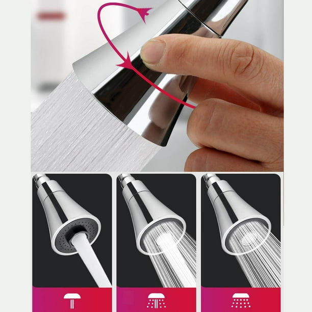 Faucet Movable Kitchen Tap Head Sprayer Head Replacement Faucet Water ...