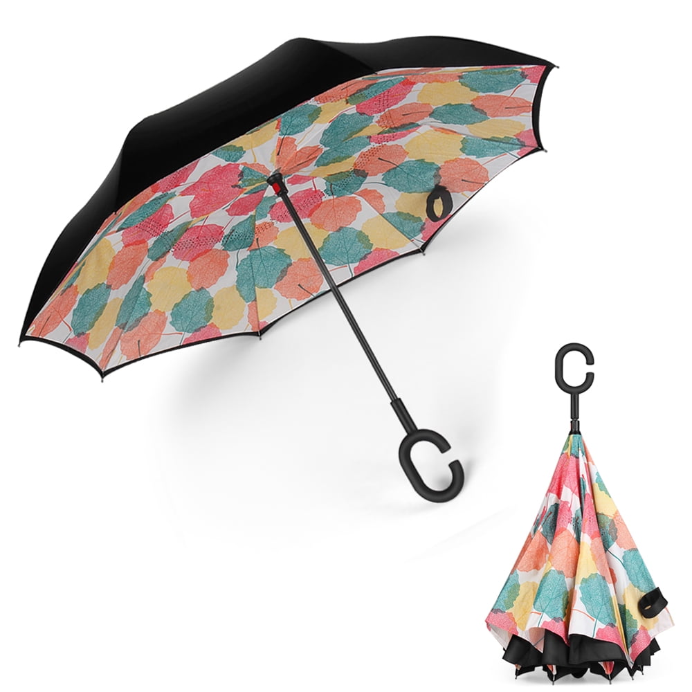Flexzion Double Layer Inverted Umbrella - Cars Reverse Umbrella Inside ...