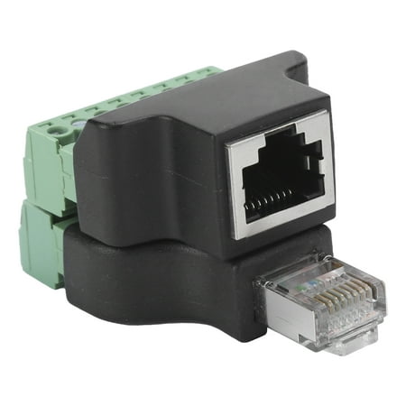 RJ45 Male Female Plug, CCTV DVR CCTV Accessory RJ45 Male Female To 8 ...