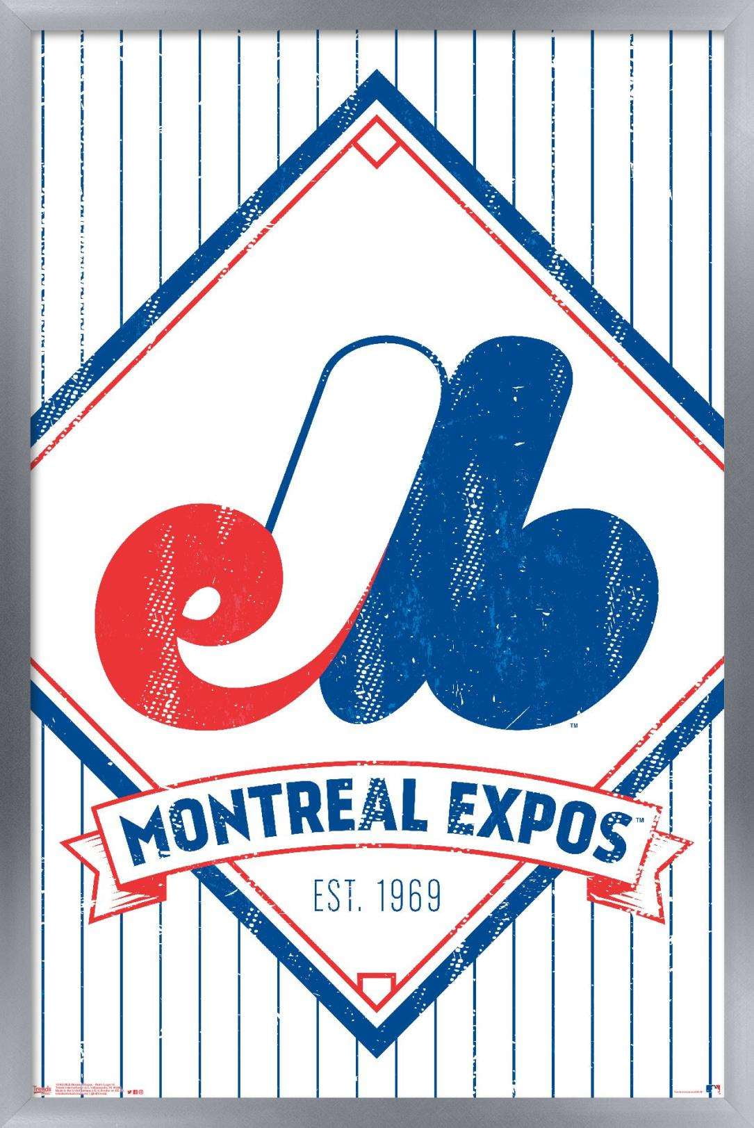 MLB Montreal Expos - Retro Logo 19 Wall Poster, 14.725" x 22.375 ...