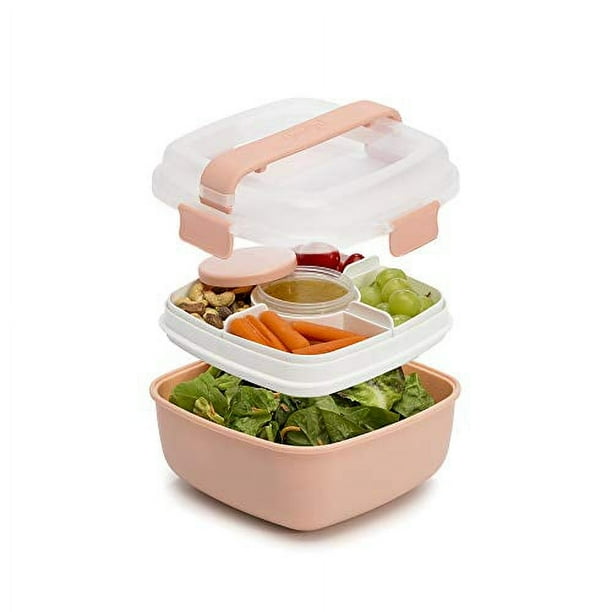 Goodful Stackable Lunch Box Container, Bento Style Food Storage with ...