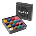 Aramith Black Pure Phenolic Pool Balls, Belgian Made Regulation ...