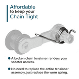 AlveyTech Chain Tensioner Spring - For the Razor E100, E100 Glow, E150 ...
