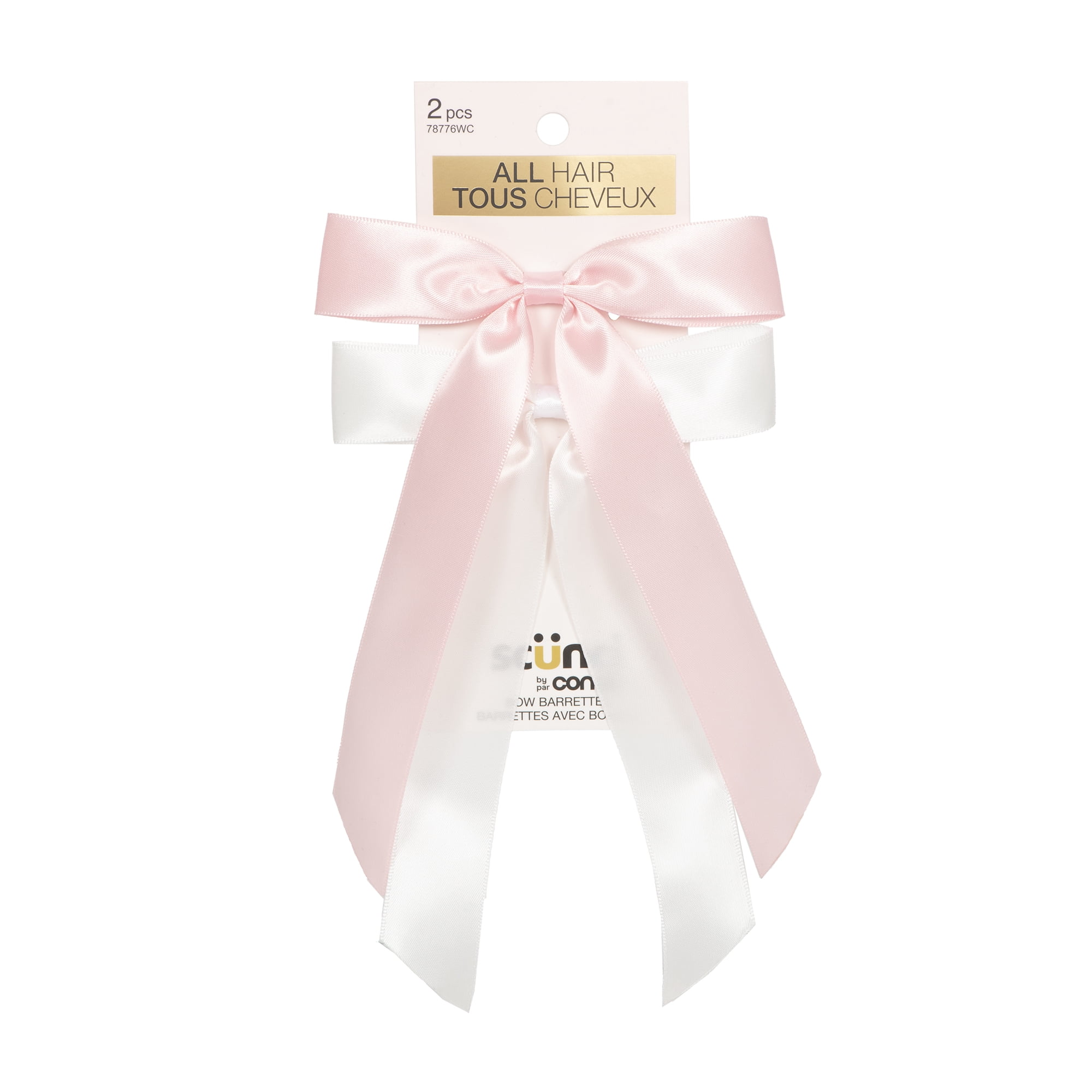 Click here for Scunci By Conair Scunci 2 Pk Ribbon Bow Barrettes prices