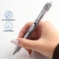 CEORPER 12PCS Retractable Gel Pen 0.5MM Tip Refillable Gel Pen for ...
