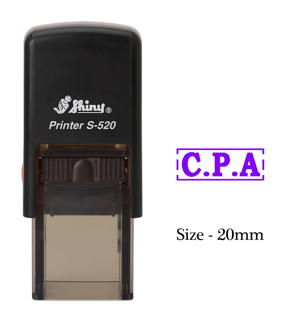 CPA Self Inking Rubber Stamp Shiny Office & Commercial Stationary ...