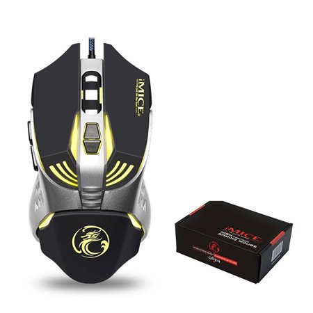 E-GotoFuture V5 Game Mouse Computer Mouse 3200CPI 7 Buttons Mouse Game ...