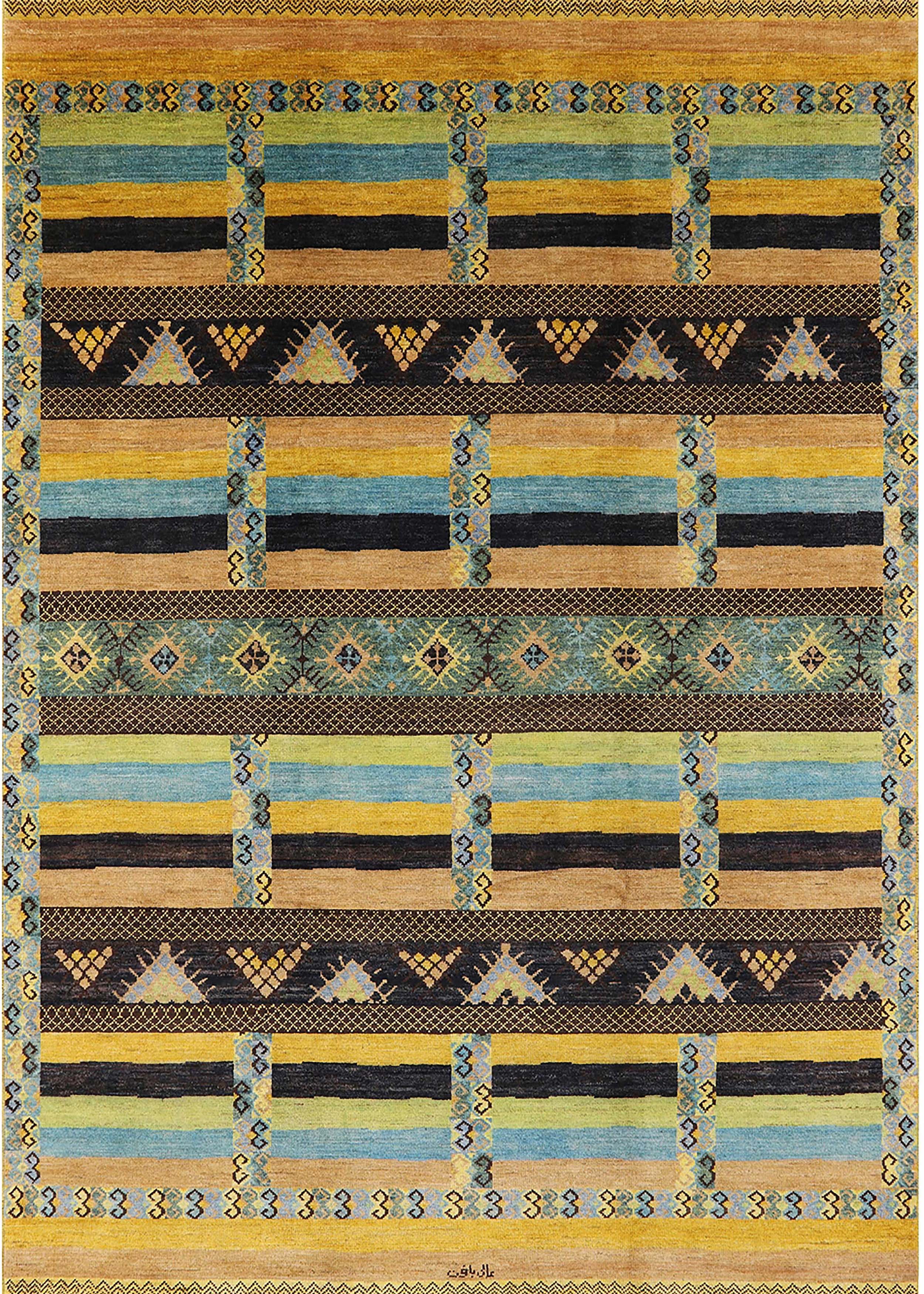 Ahgly Company Indoor Rectangle Mid-Century Modern Dark Brown Solid Area ...