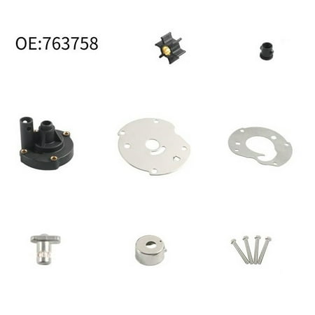 TopOne Water Pump Impeller Kit Replacement 763758 Compatible for ...