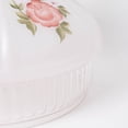 Aladdin Glass Oil Lamp Shade, 10 inch Base, Model 12, Red Roses Design ...