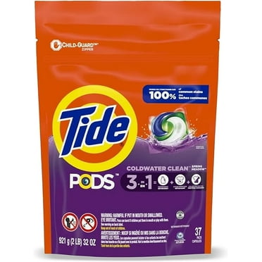 Tide evo Laundry Detergent Tiles, Spring Blast Scent, 16 Count ...