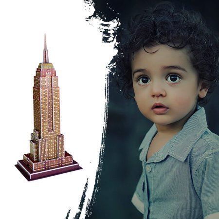 Mini World Architecture 3d Jigsaw Puzzle Paper Diy Handmade Assembly ...