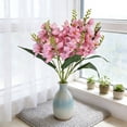 Artificial Flower Bouquet, Faux Fabric Flowers for Wedding Centerpieces ...