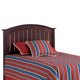 Finley Wood Headboard Panel with Curved Top Rail and Slatted Grill ...