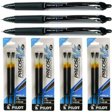Pilot Precise V5 RT Pen Refills, Extra Fine Point (0.5 mm), Black Ink ...