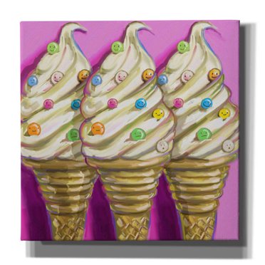 Epic Graffiti 'Starry Night 1' by Howie Green, Canvas Wall Art, 18"x18 ...